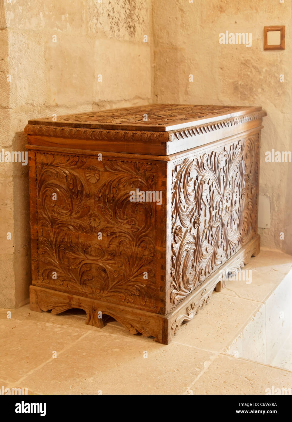 Carved wood box hi-res stock photography and images - Alamy