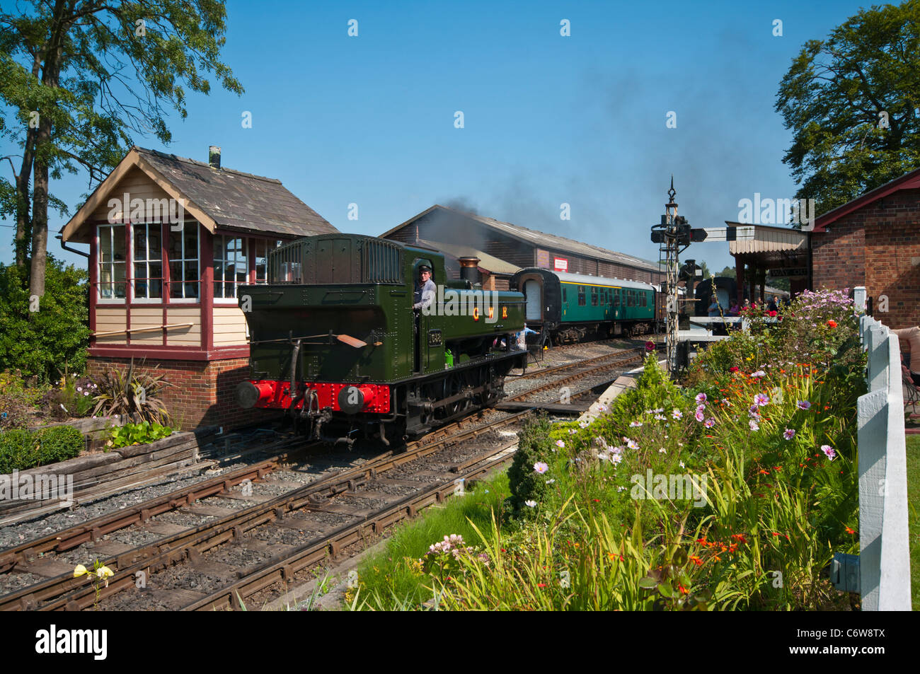 Steam Locomotive Kent And & East Sussex Steam Railway Train Station ...
