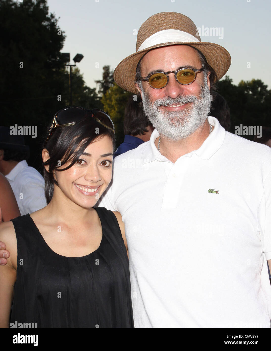 Aimee Garcia and Andy Garcia Launch of the Ann and George Lopez ...