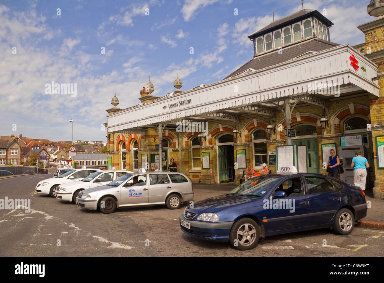 Railway Station in Lewes, East Sussex, England, UK Stock Photo - Alamy