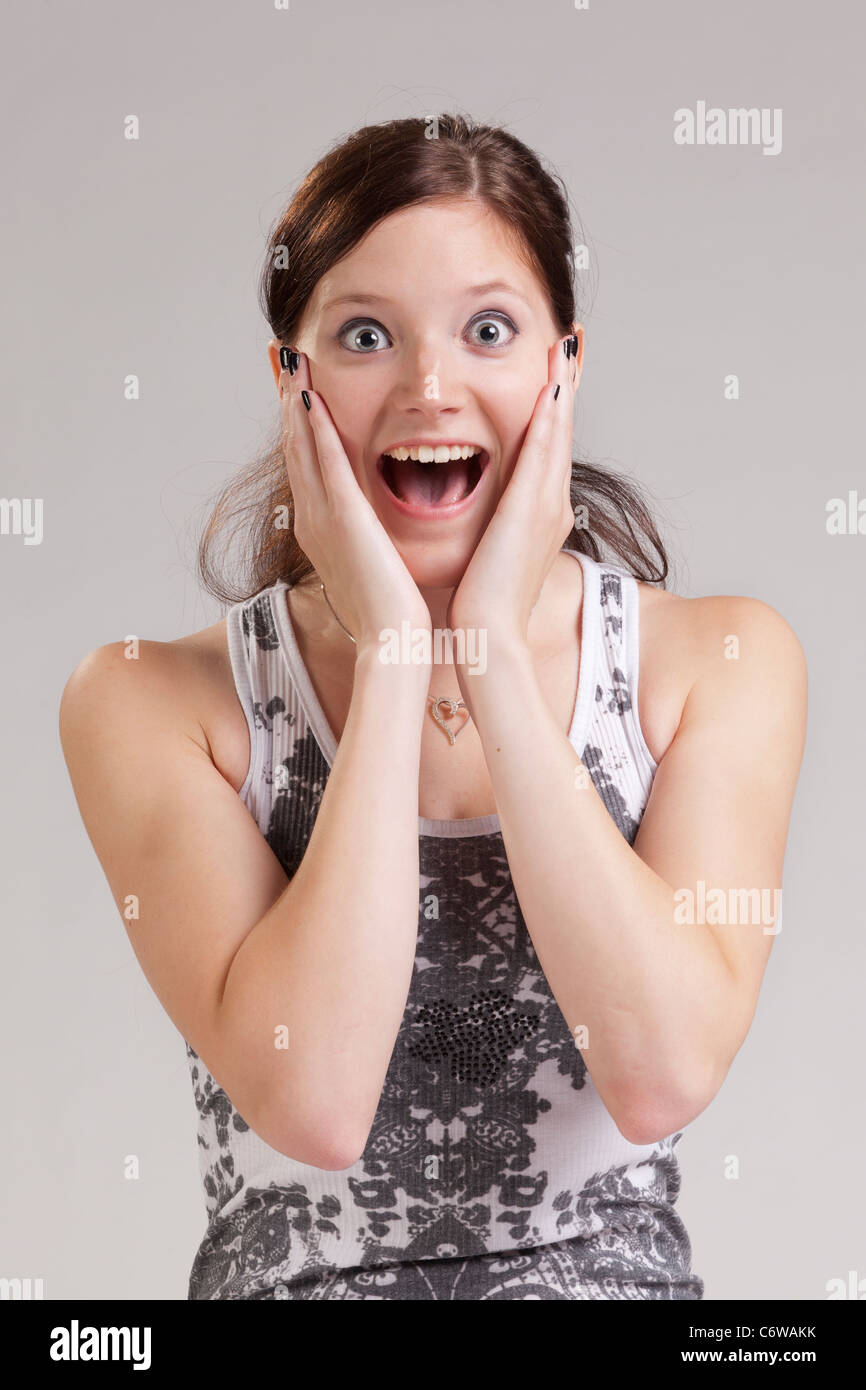 Eyes facial expression hi-res stock photography and images - Alamy