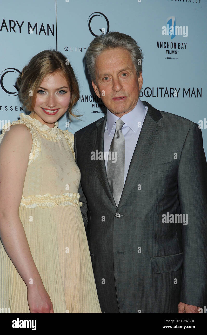 Imogen Poots and Michael Douglas Premiere of 'Solitary Man' - Arrivals ...