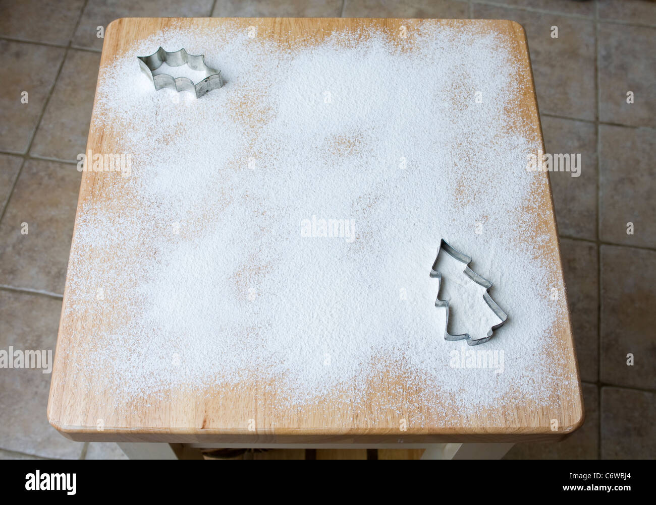 Baking Table 1 Stock Photo - Alamy
