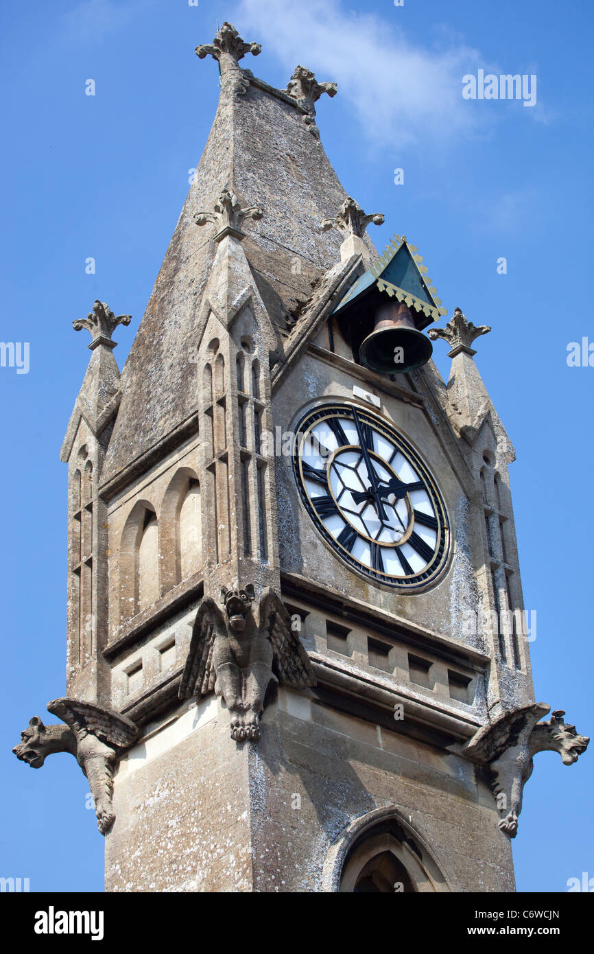 School with clock tower hi-res stock photography and images - Alamy