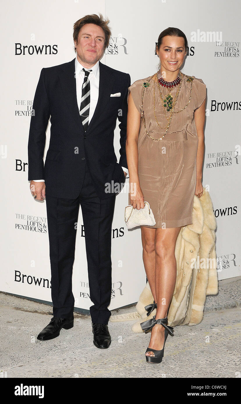 Simon LeBon and Yasmin LeBon Browns 40th Anniversary at the Regent ...