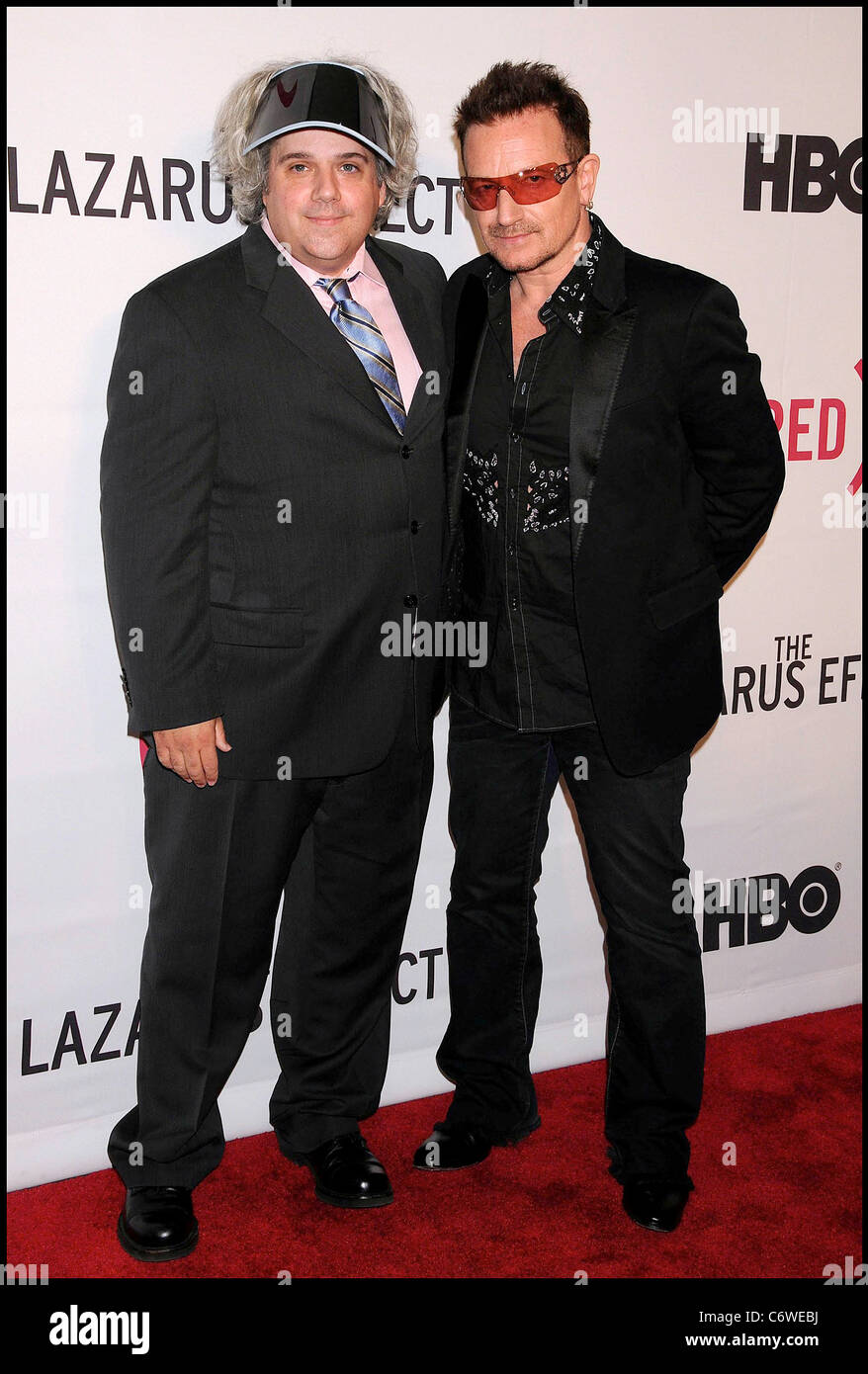 Lance Bangs and Bono The New York premiere of 'The Lazarus Effect' held ...