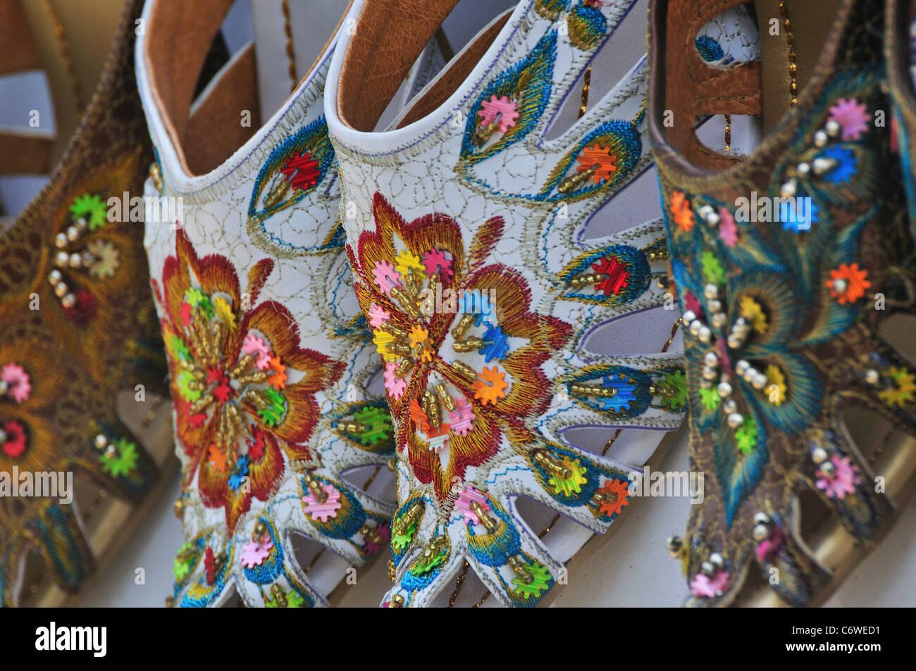 Traditional shoos at the shop Stock Photo - Alamy