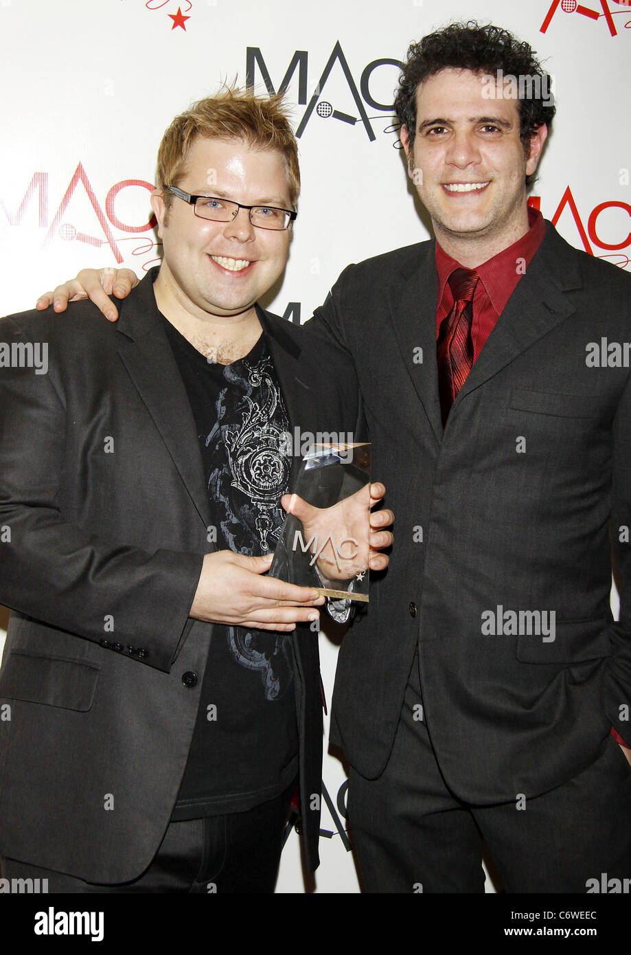 Brandon Cutrell and guest 2010 MAC Awards held at B.B. King's. New York ...