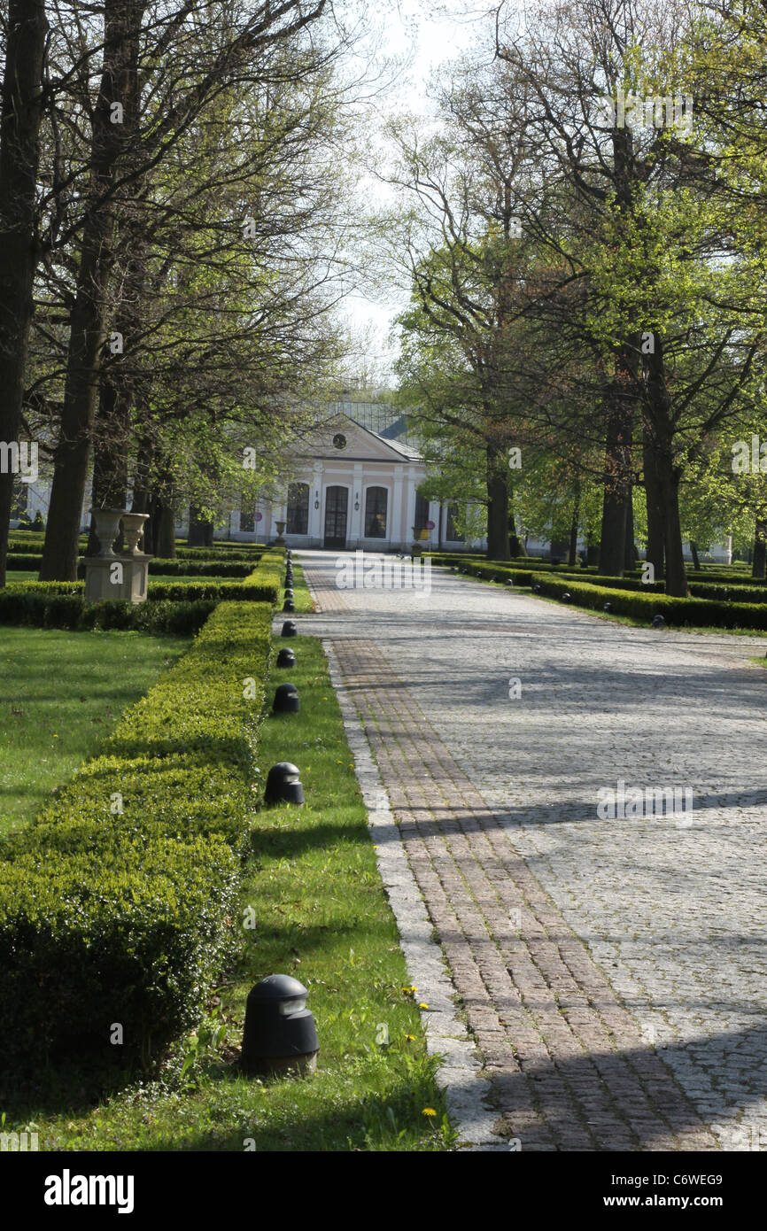 Formal gardens at the Palac Sieniawa in southern Poland Stock Photo - Alamy