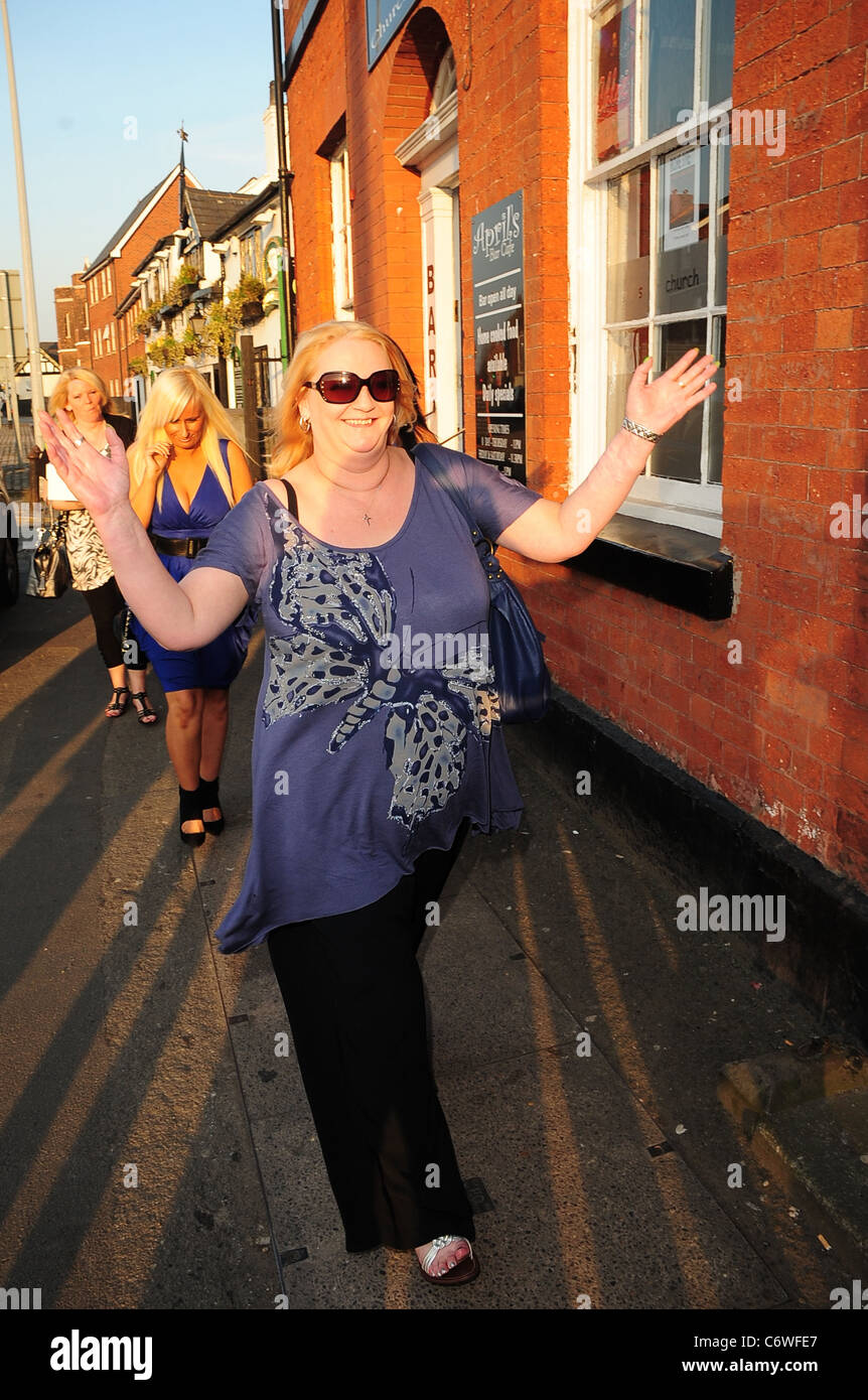 Sue Katona Kerry Katona holds a leaving party at 'The White Apron' in ...