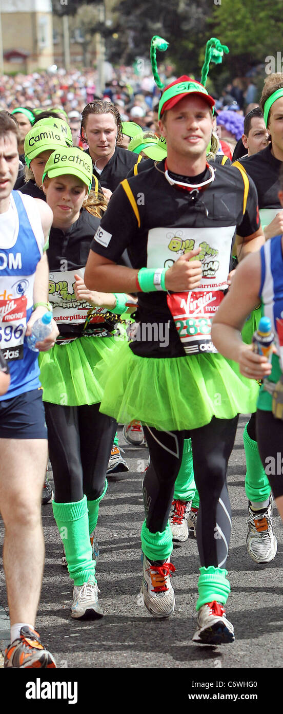 Princess Beatrice and Sam Branson 2010 Virgin London Marathon London ...