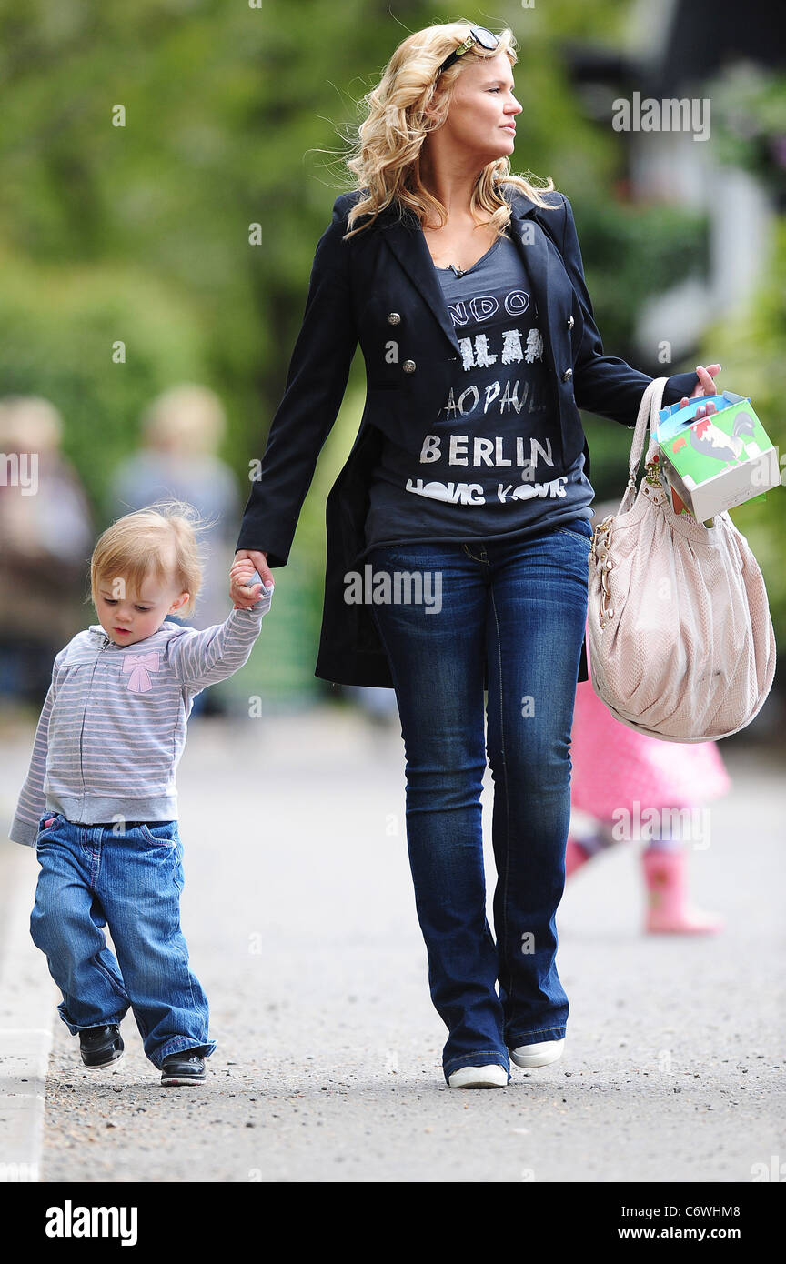 Kerry Katona at Christmas Tree farm with her son Max Kent, England - 13 ...