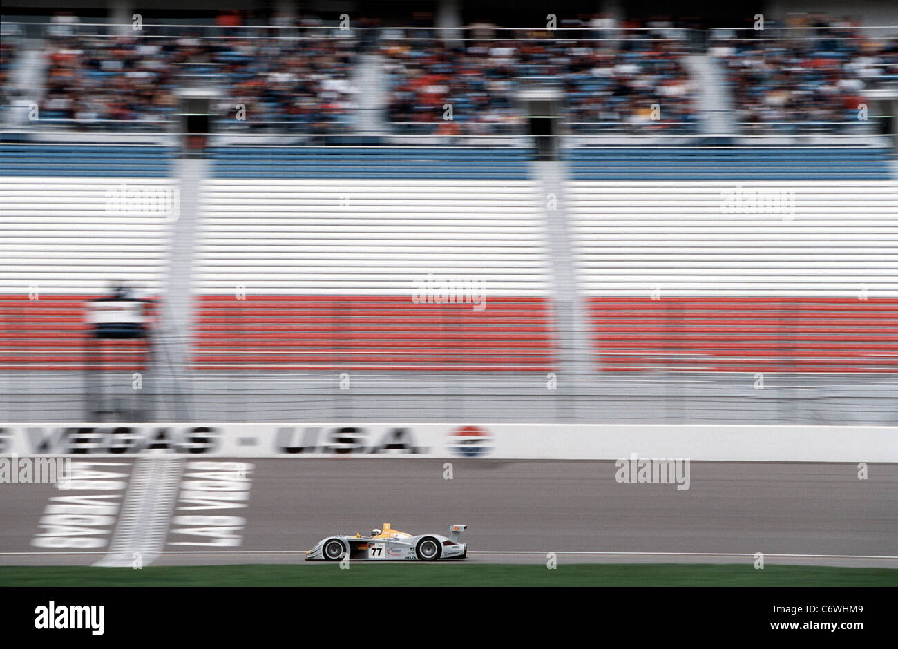 Scottish racing driver Allan McNish at Las Vegas Motor Speedway, where ...
