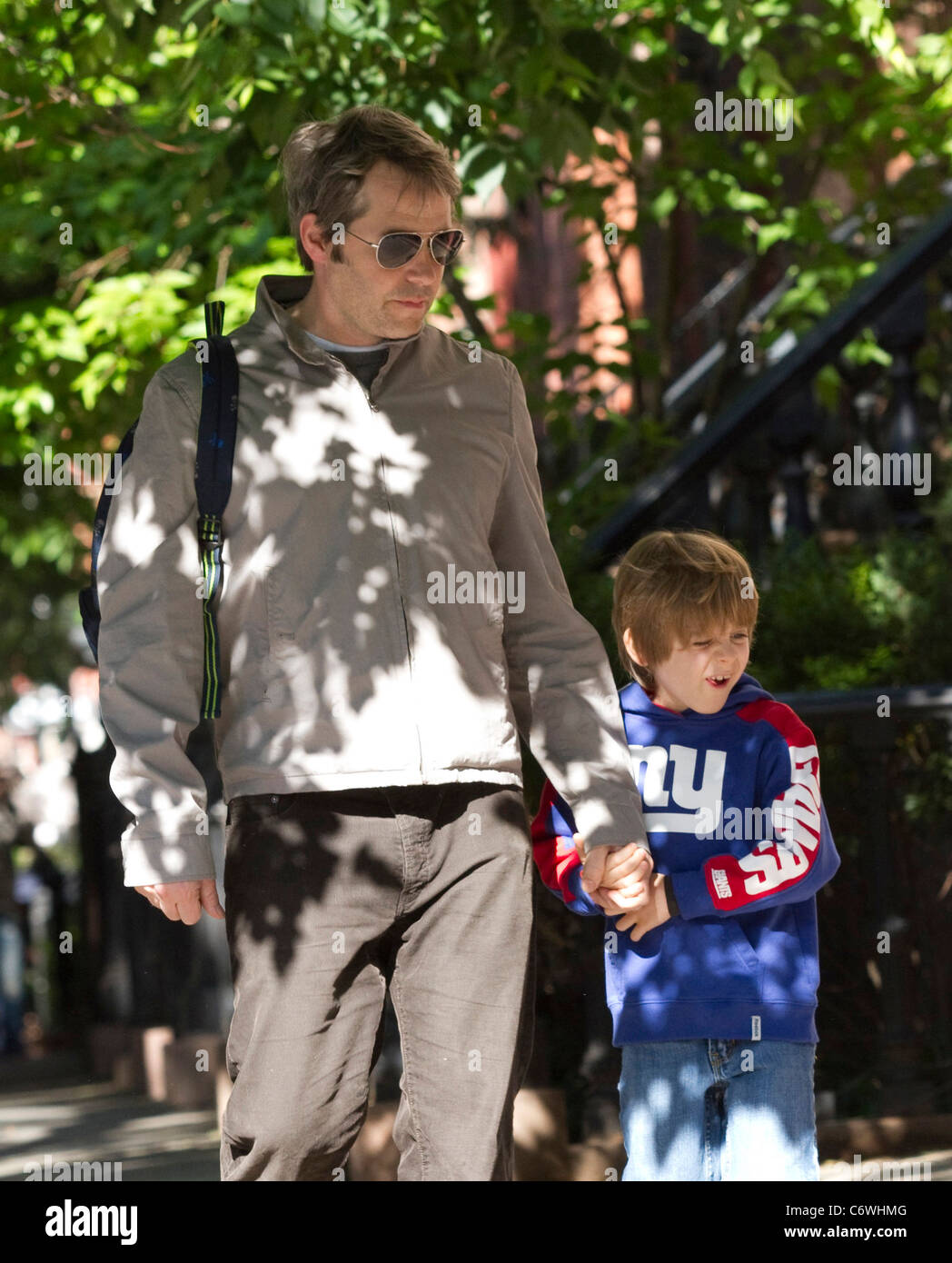 Matthew Broderick and his son James Wilkie Broderick seen walking in ...