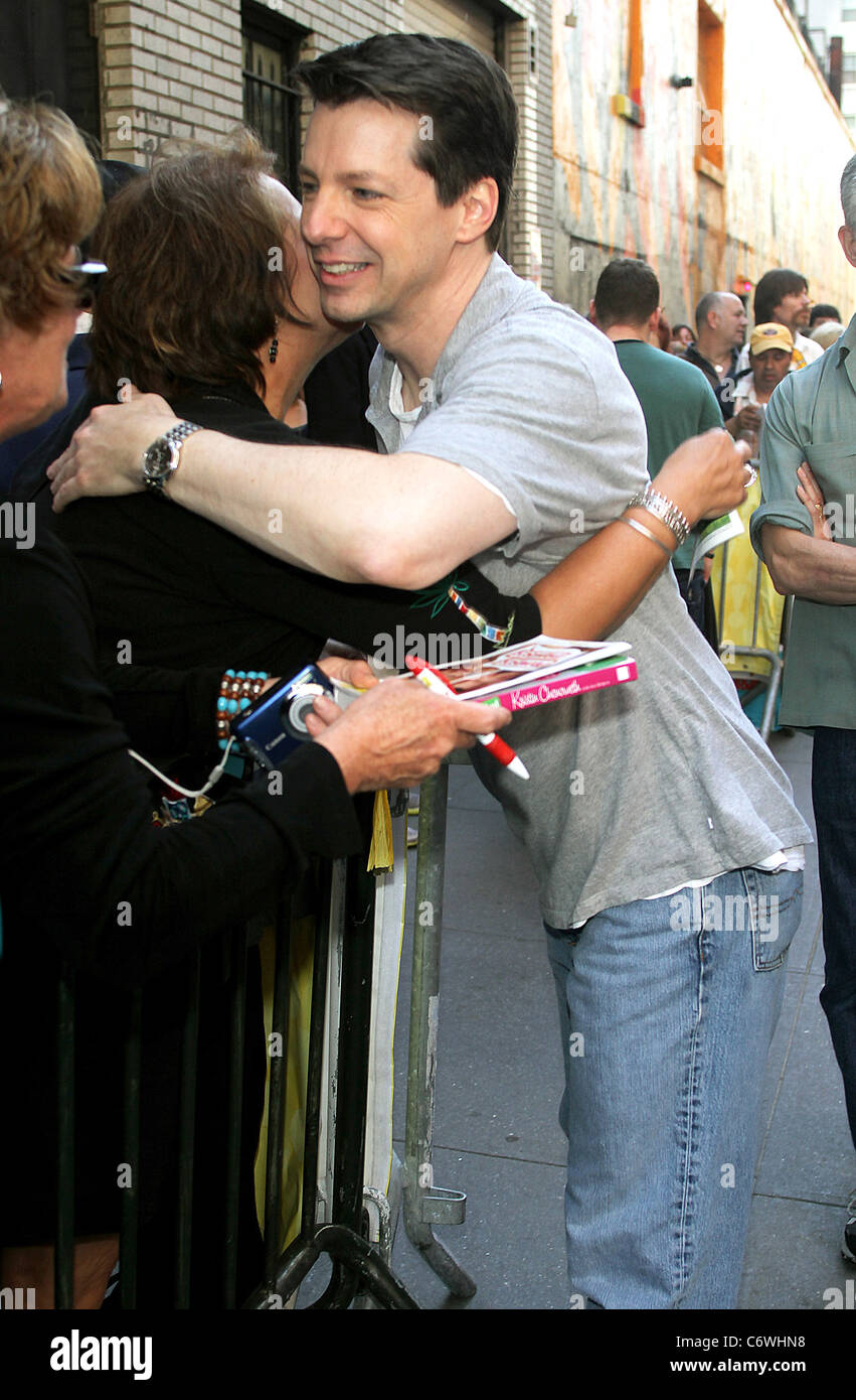 Jeff Hayes, outside The Broadway Theater for the musical comedy ...
