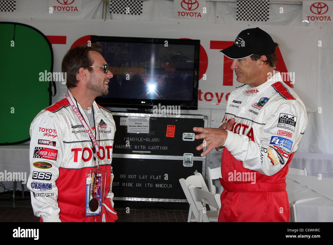 Christian Slater & Patrick Warburton The Toyota Pro Celebrity Race ...