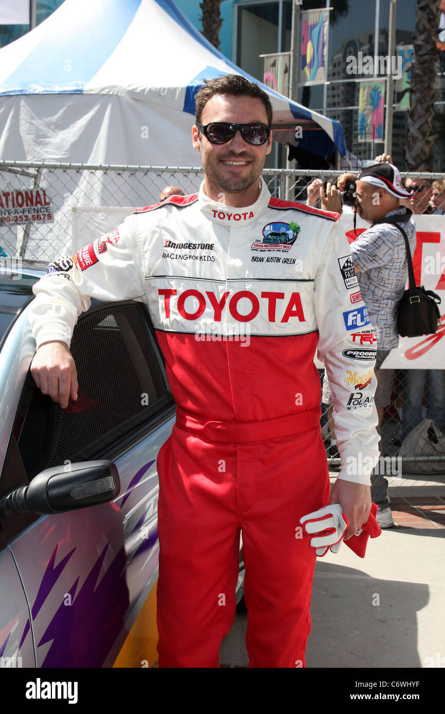 Brian Austin Green The Toyota Pro Celebrity Race qualifying at Long ...