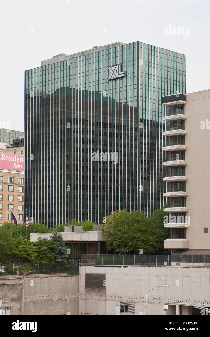 An XL Group office building is pictured in Hartford, Connecticut ...