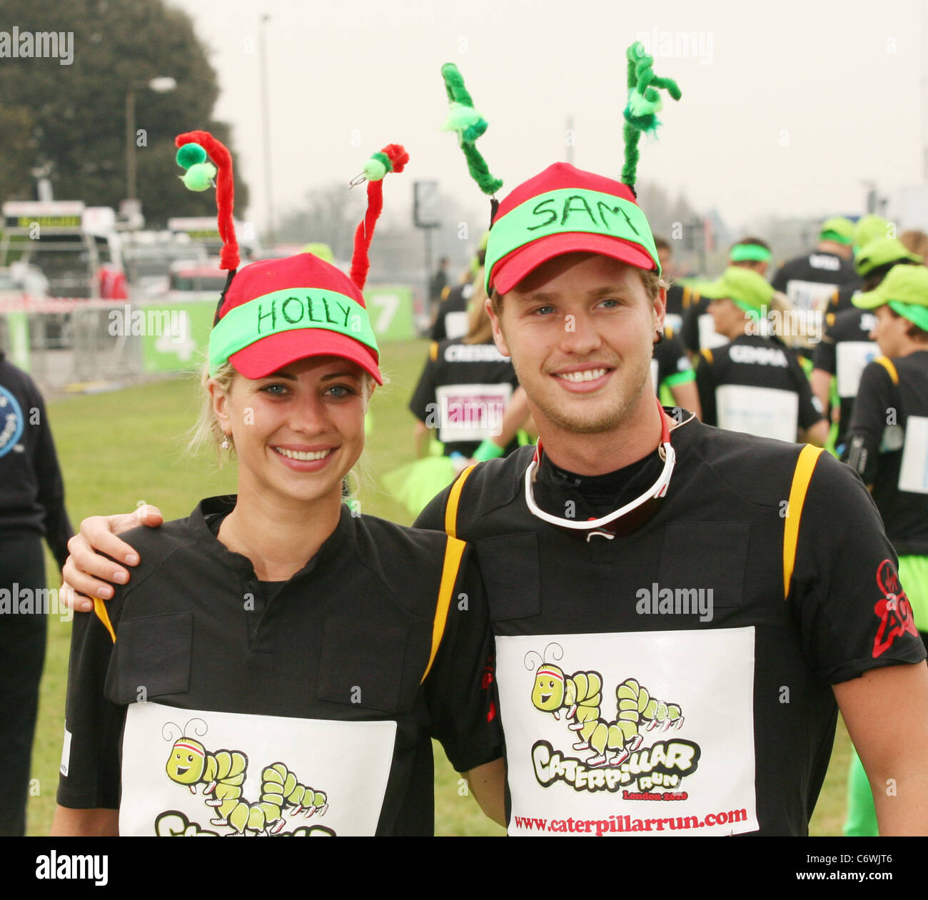 Sam Branson and Holly Branson The start of the 2010 Virgin London ...