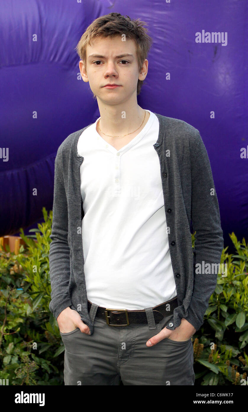 Thomas Sangster at E4 Udderbelly launch party held at the Southbank ...