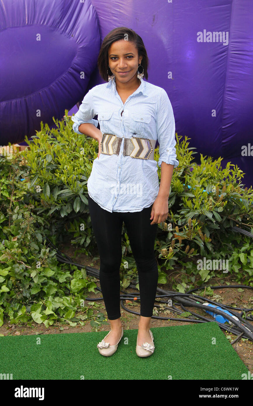 Larissa Wilson at E4 Udderbelly launch party held at the Southbank ...