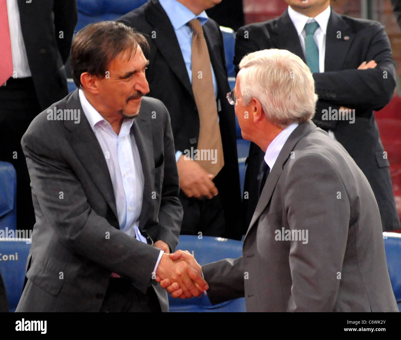 Ignazio La Russa with Marcello Lippi Inter Milan beat Roma 1-0 in the ...