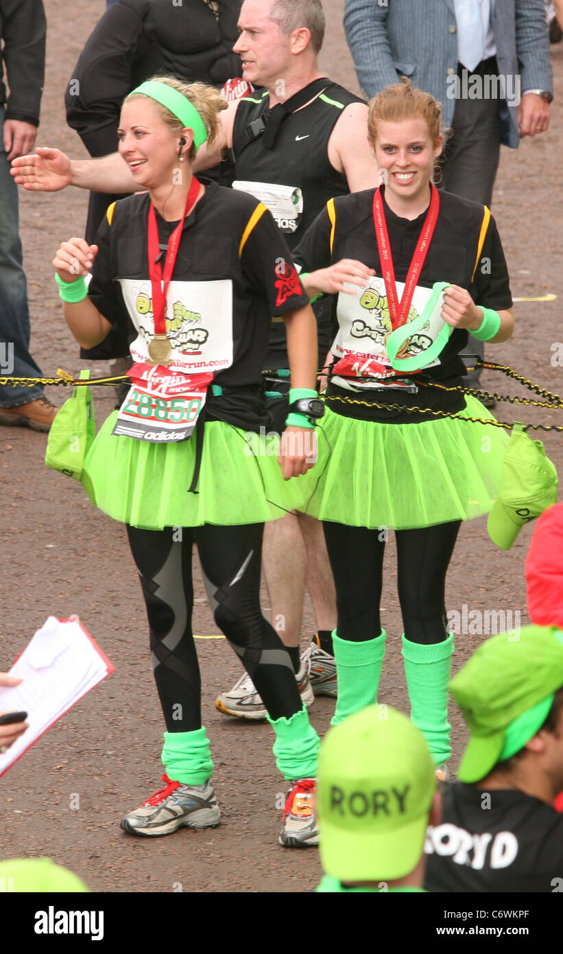 Holly Branson and Princess Beatrice The finish line of the 2010 Virgin ...