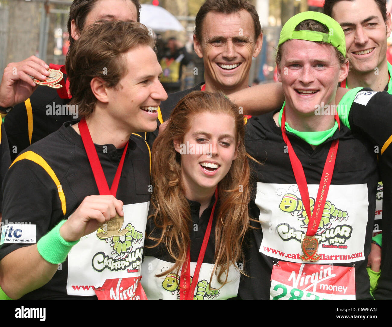 Dave Clark and Princess Beatrice The finish line of the 2010 Virgin ...