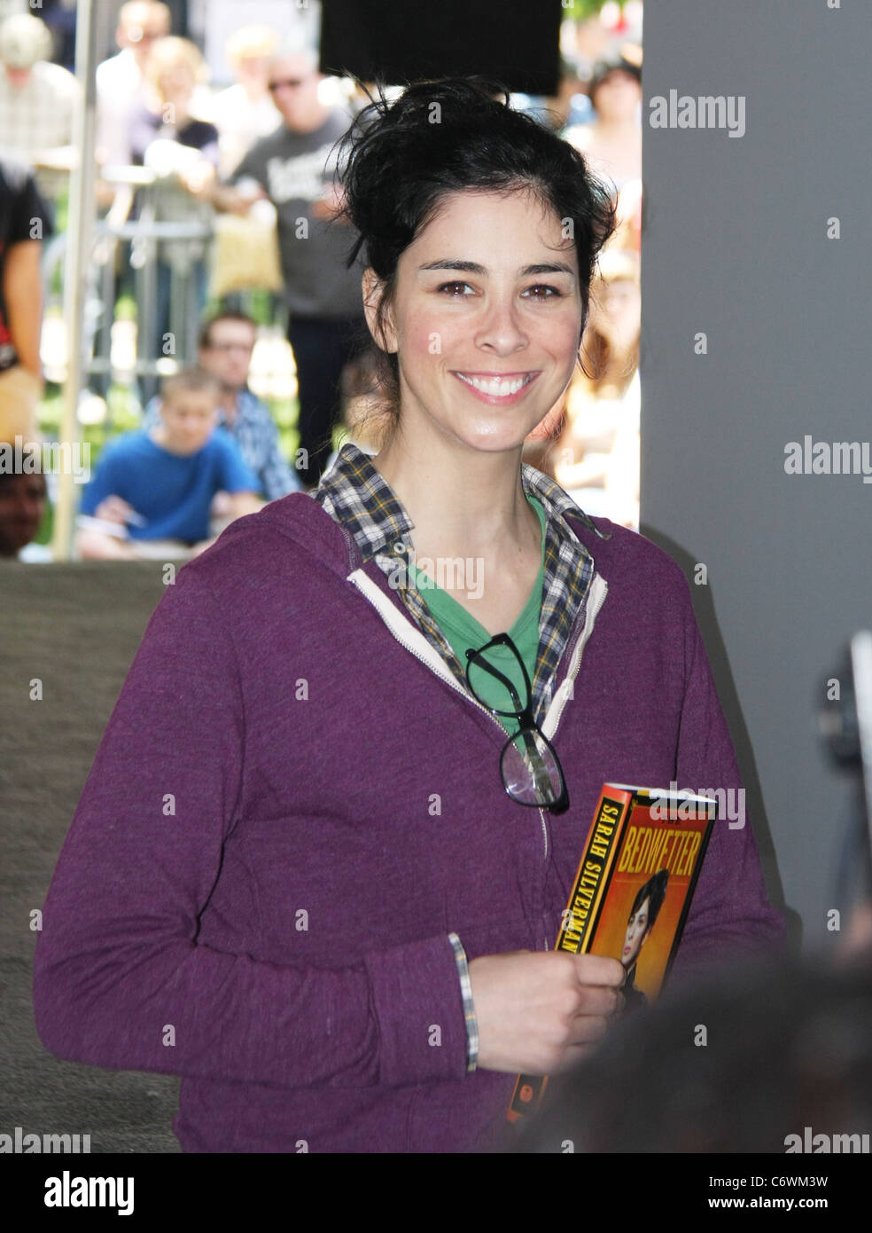 American comedian, writer and actress Sarah Silverman was at the UCLA ...