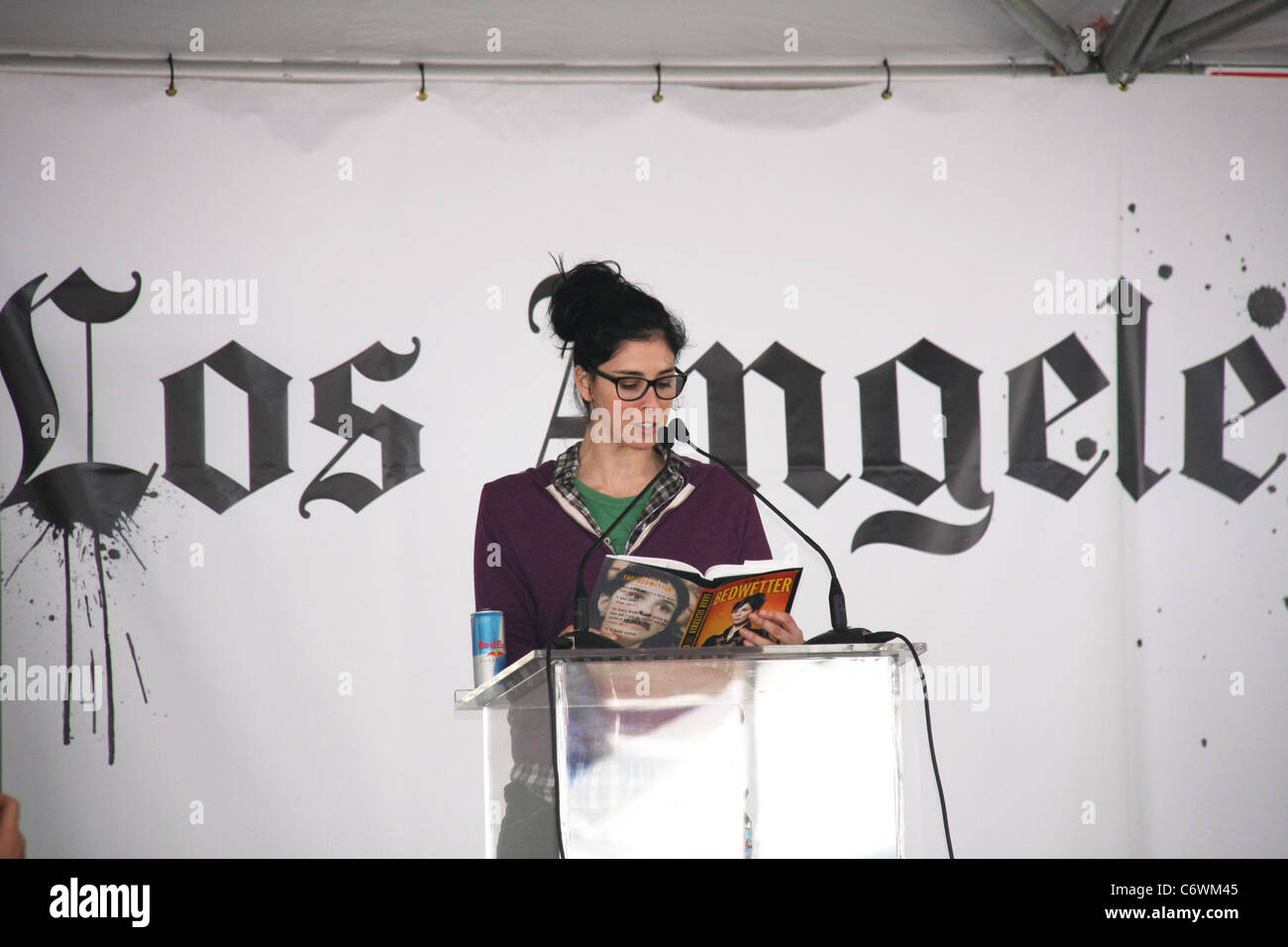 American comedian, writer and actress Sarah Silverman was at the UCLA ...