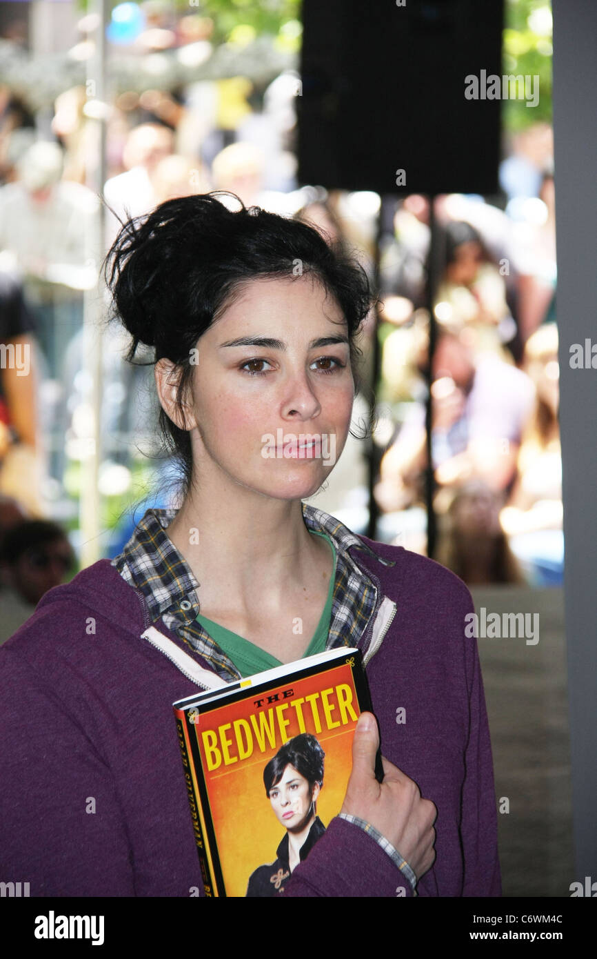 American comedian, writer and actress Sarah Silverman was at the UCLA ...