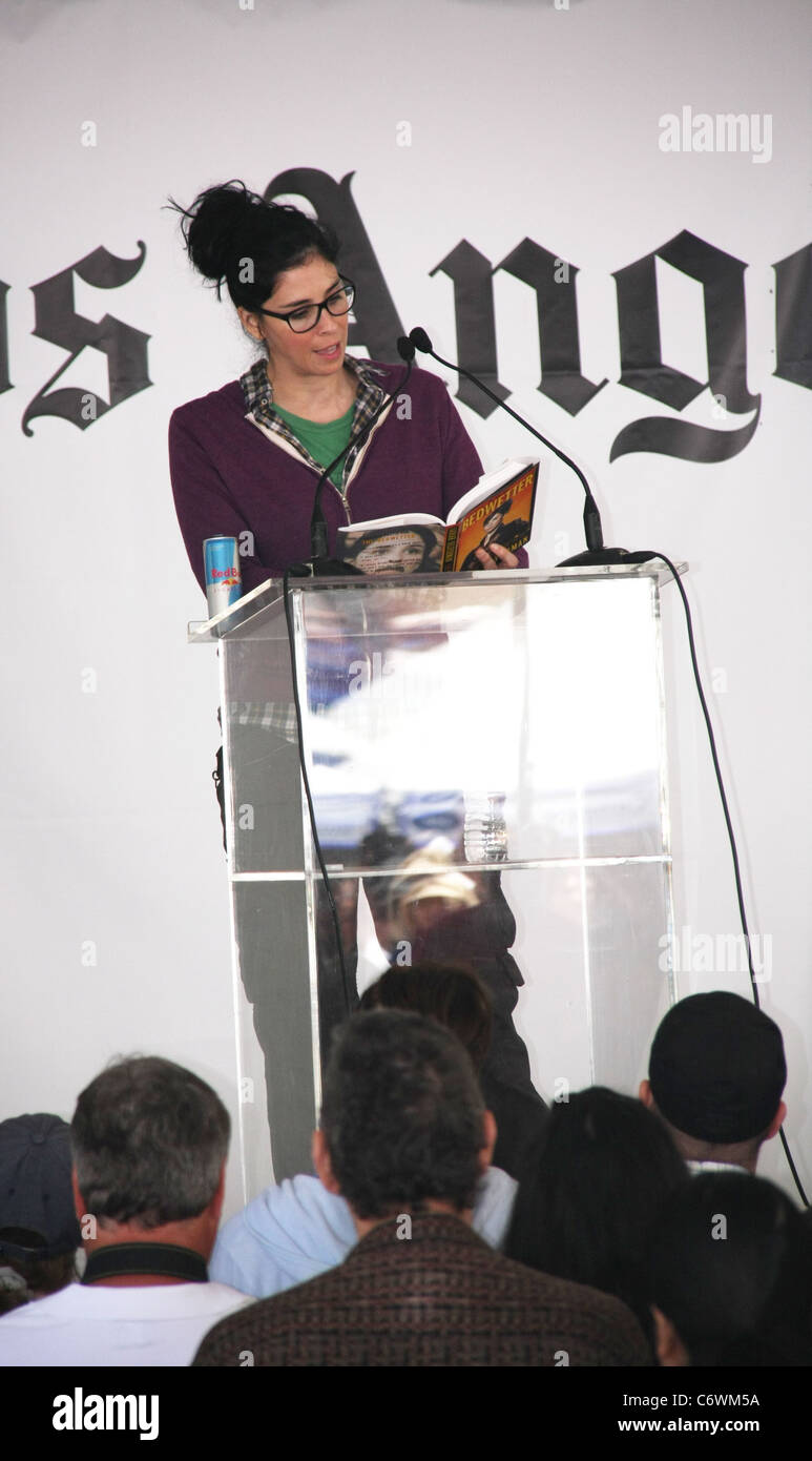 American comedian, writer and actress Sarah Silverman was at the UCLA ...