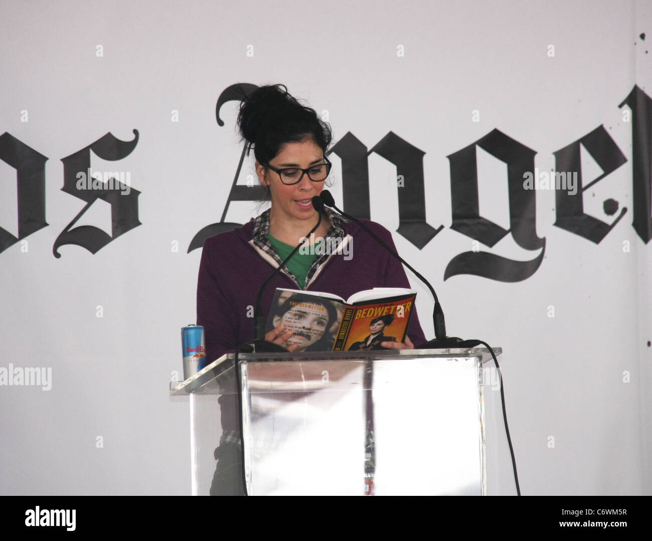 American comedian, writer and actress Sarah Silverman was at the UCLA ...