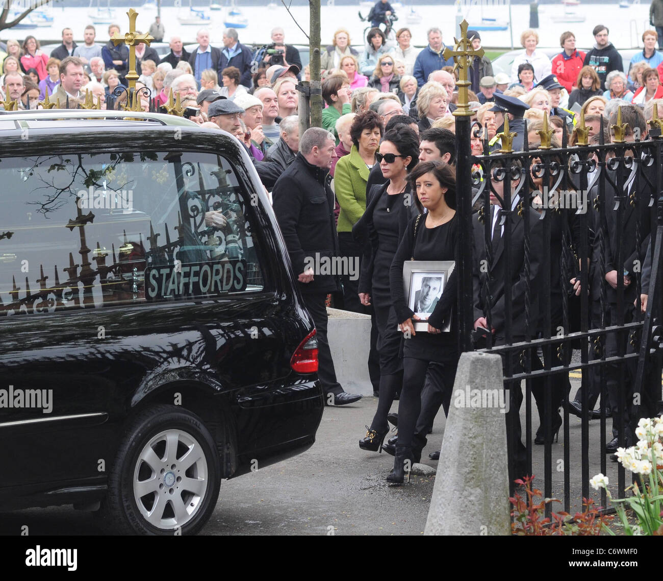 Morah Ryan, Lottie Ryan The funeral of RTE broadcaster Gerry Ryan at ...