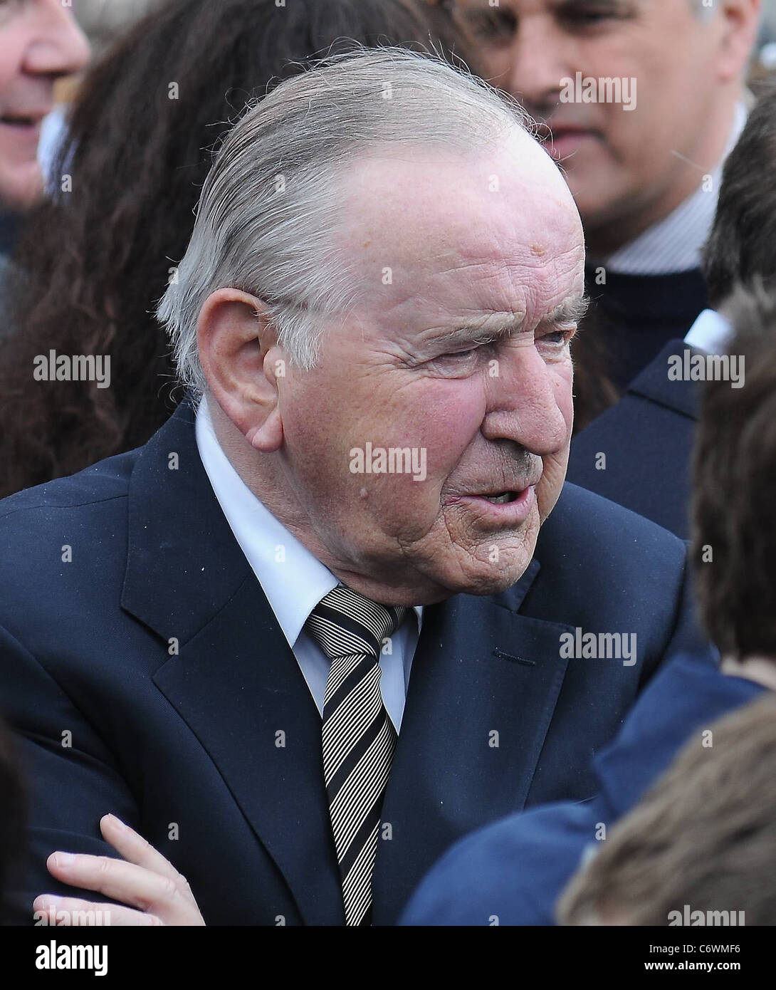 Albert Reynolds The funeral of RTE broadcaster Gerry Ryan at the Church ...