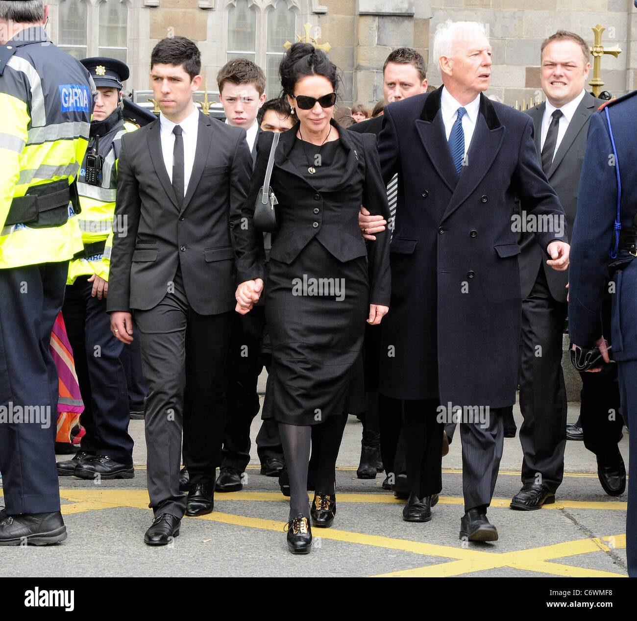 Rex, Elliot, Babette, Morah Ryan The funeral of RTE broadcaster Gerry ...