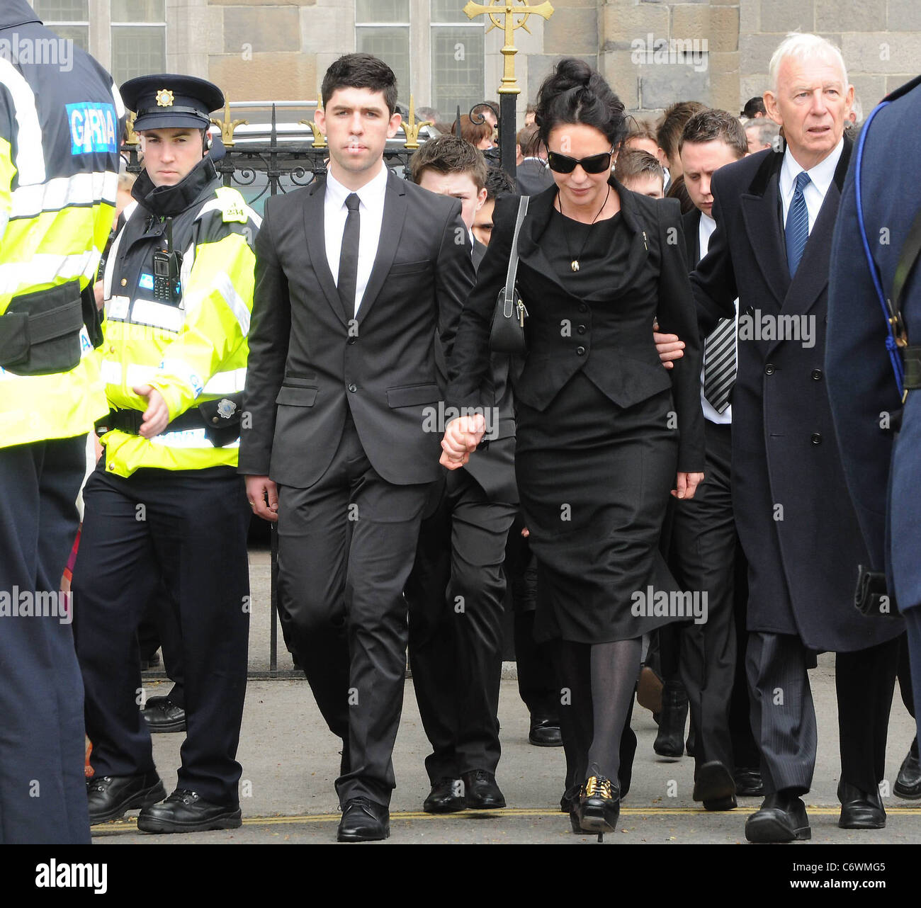 Rex Ryan, Morah Ryan The funeral of RTE broadcaster Gerry Ryan at the ...
