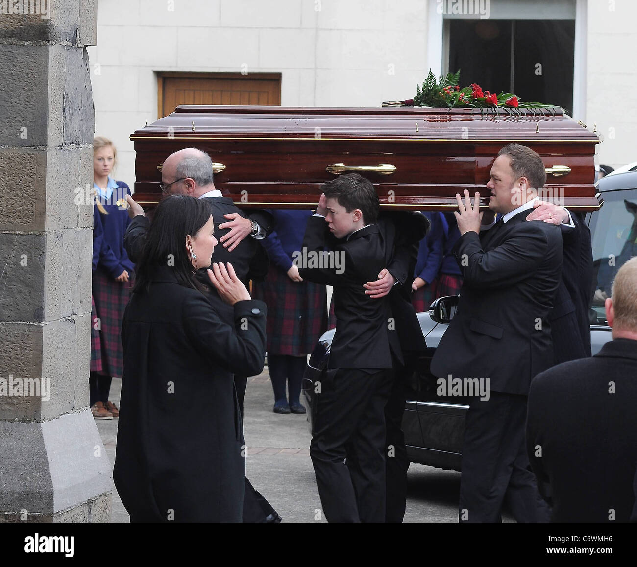 Elliot Ryan The funeral of RTE broadcaster Gerry Ryan at the Church of ...