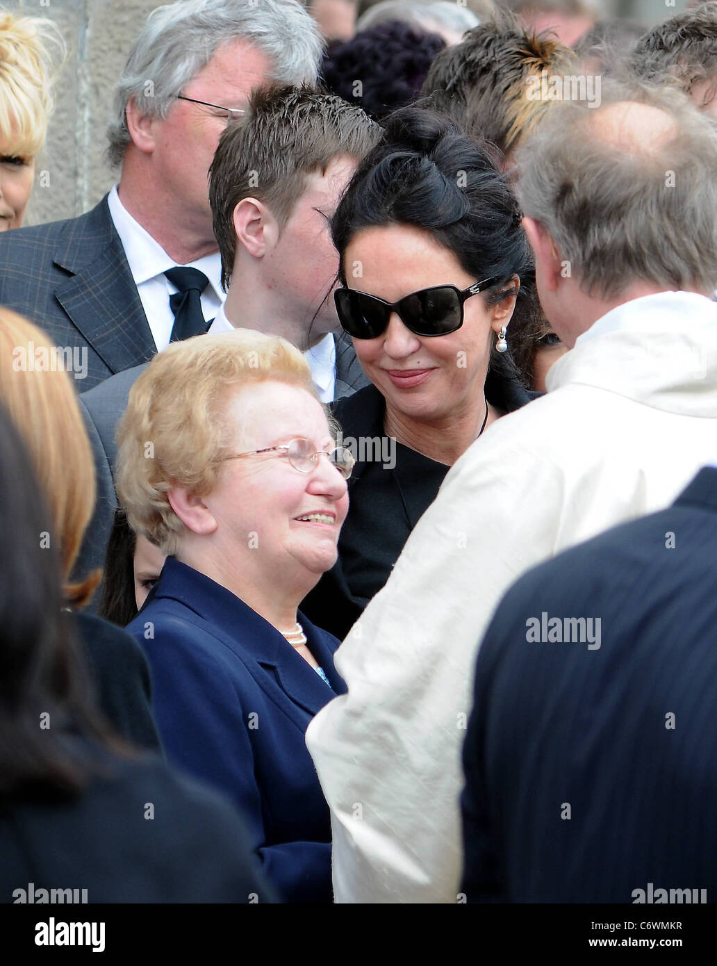 Morah Ryan The funeral of RTE broadcaster Gerry Ryan at the Church of ...