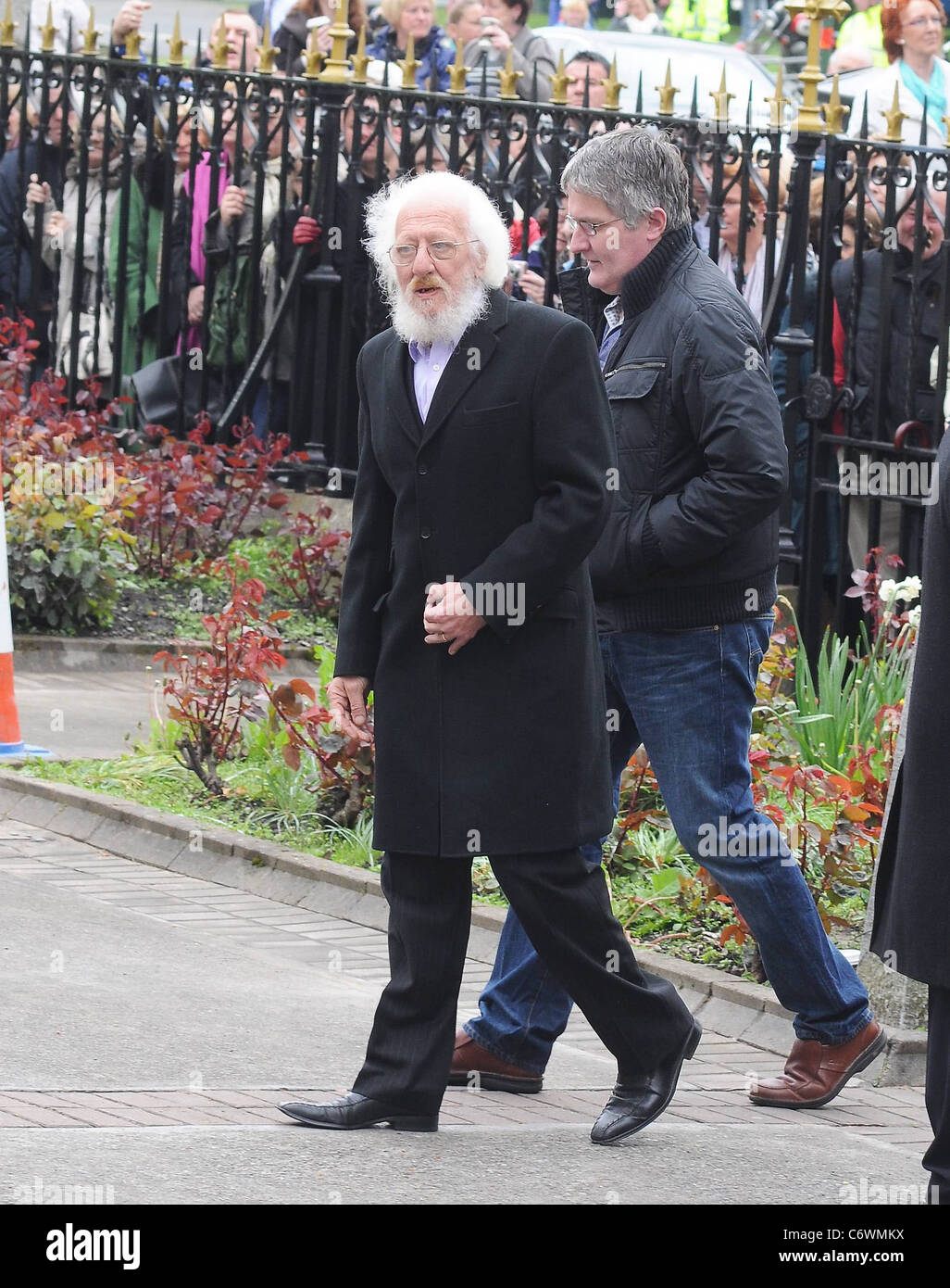 Eamonn Campbell The funeral of RTE broadcaster Gerry Ryan at the Church ...