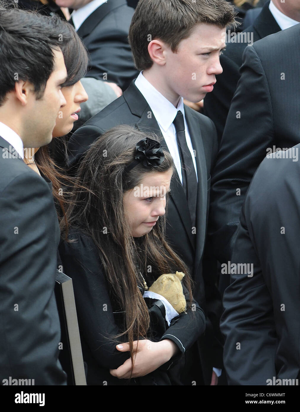 Babette Ryan, Elliot Ryan The funeral of RTE broadcaster Gerry Ryan at ...