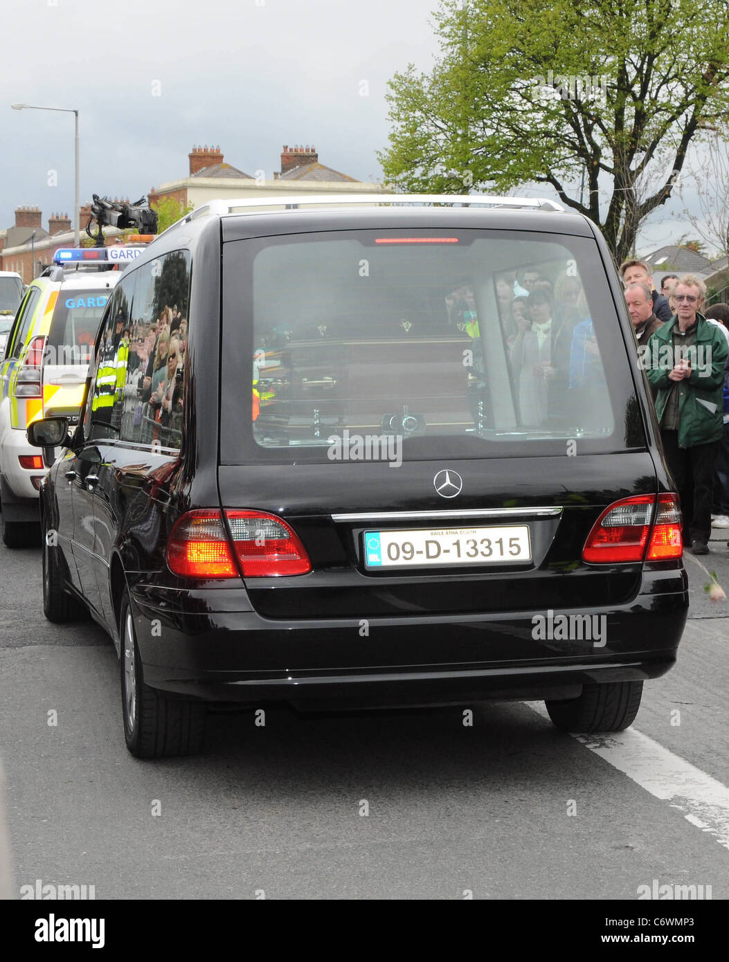 Gerry Ryan Hearse The funeral of RTE broadcaster Gerry Ryan at the ...