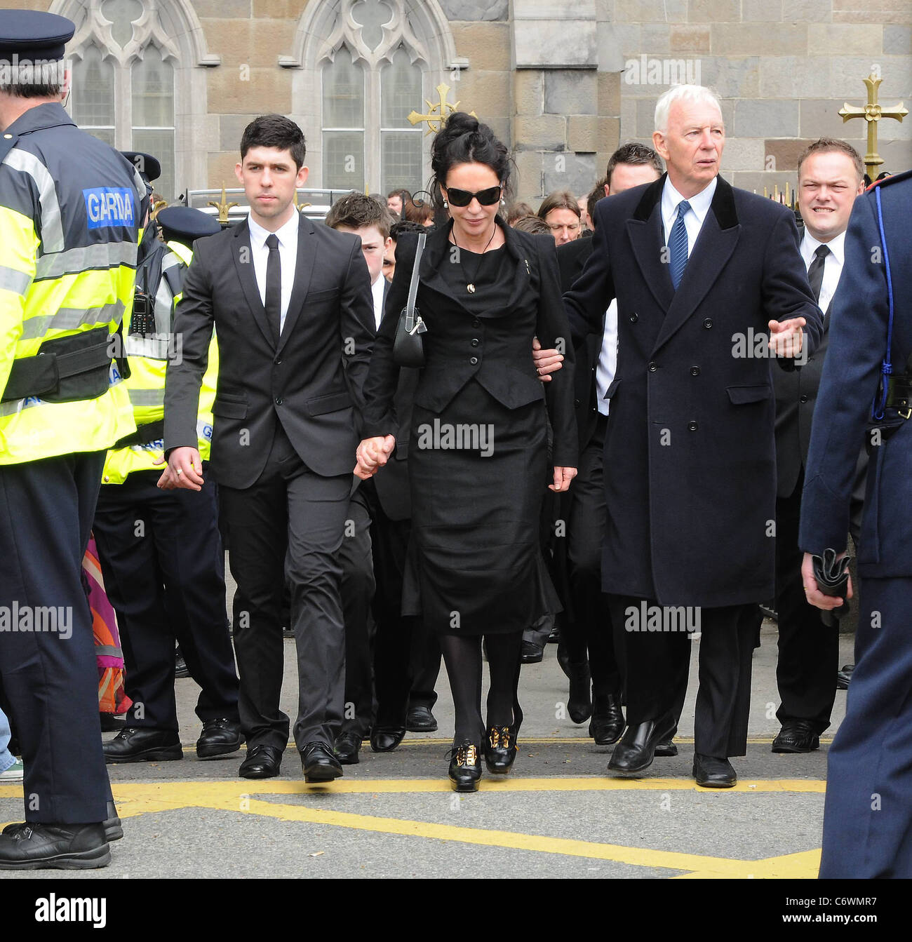 Rex, Elliot, Babette, Morah Ryan The funeral of RTE broadcaster Gerry ...