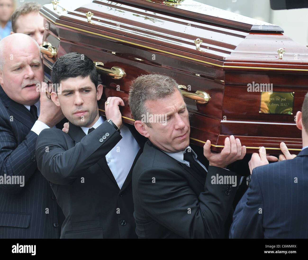 Rex Ryan, Mike Ryan The funeral of RTE broadcaster Gerry Ryan at the ...