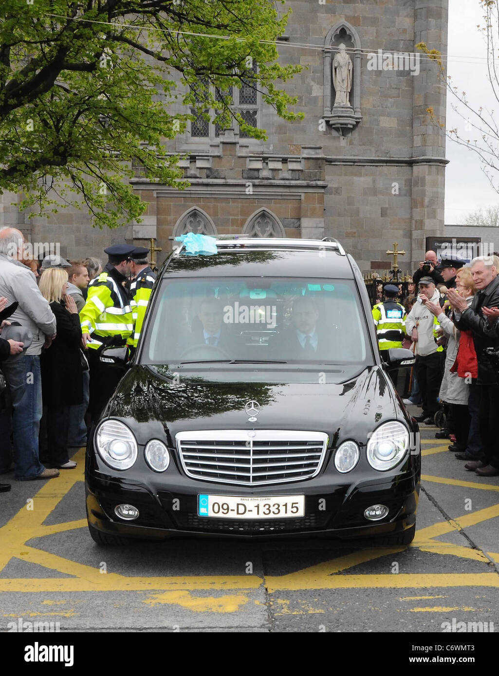 Gerry Ryan Hearse The funeral of RTE broadcaster Gerry Ryan at the ...