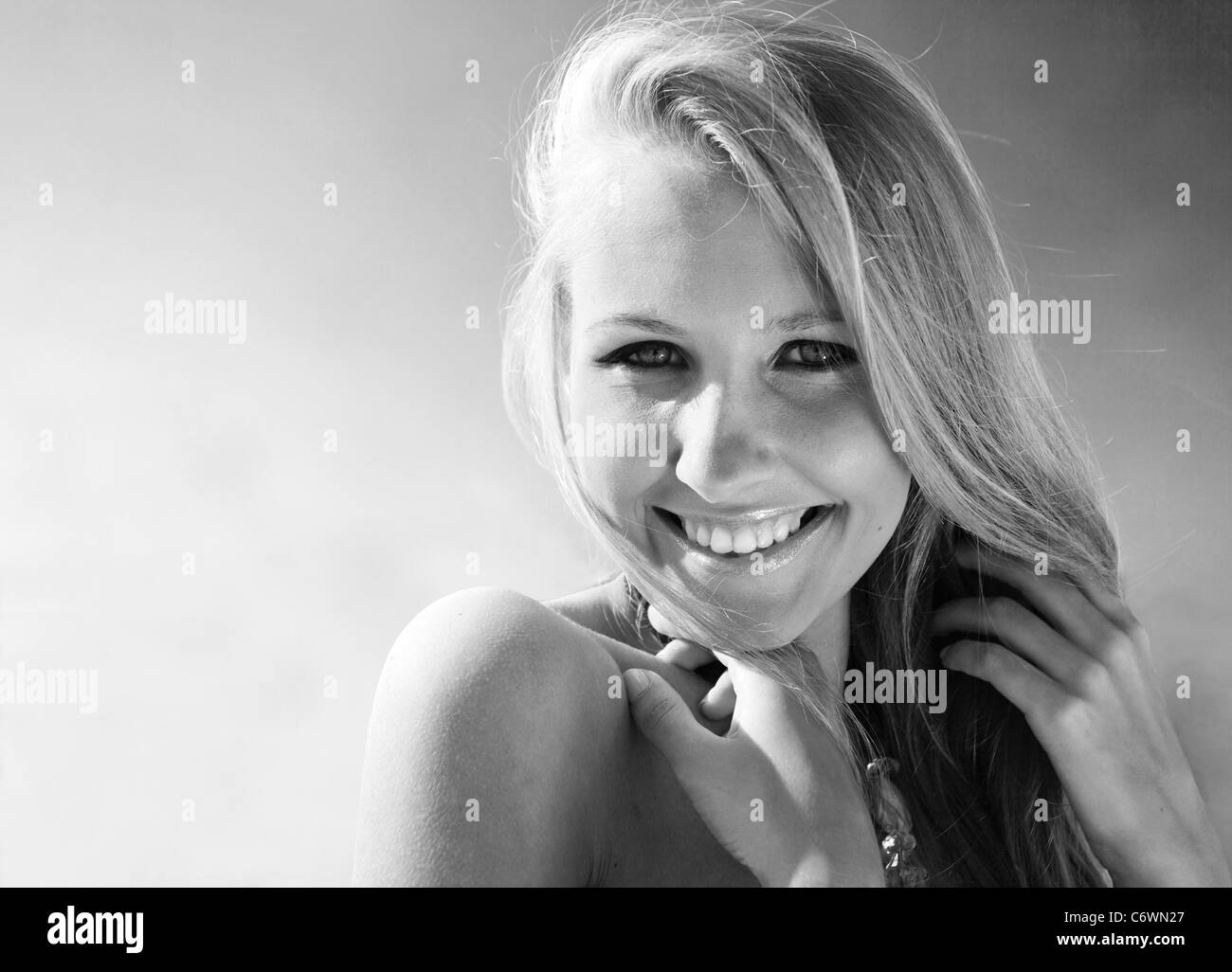 happy blond woman Stock Photo - Alamy happy blond woman Stock Photo - Alamy