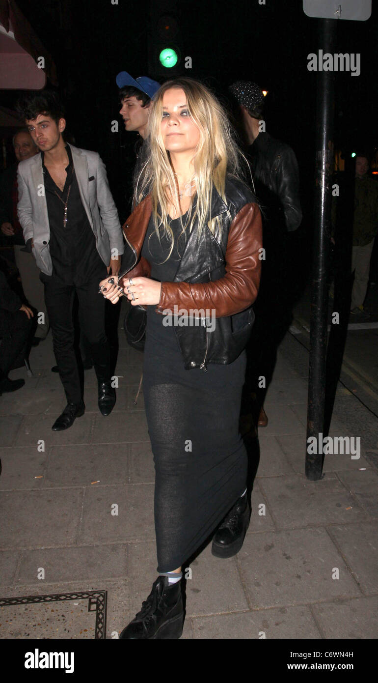 Daisy Coburn (Daisy Dares You) heading to a party at the Marc Jacobs ...