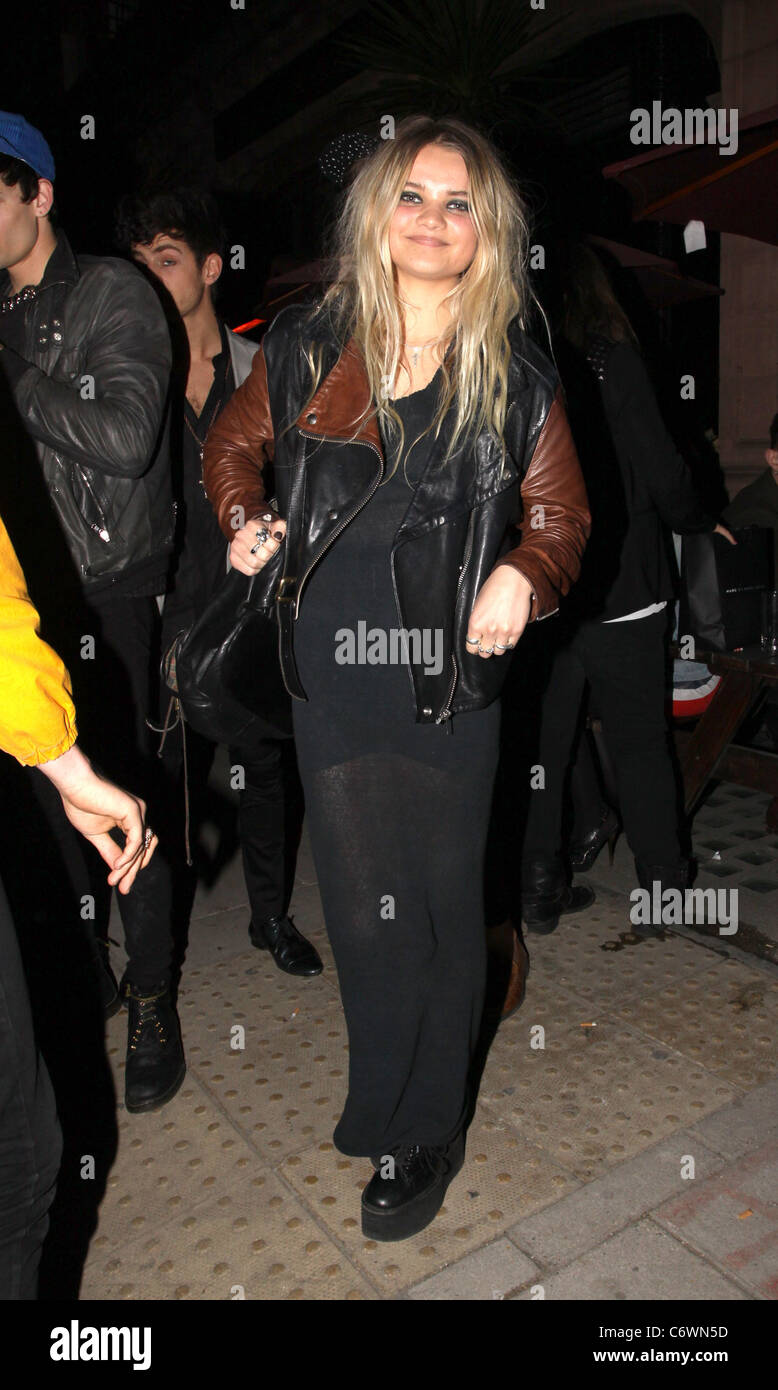 Daisy Coburn (Daisy Dares You) heading to a party at the Marc Jacobs ...