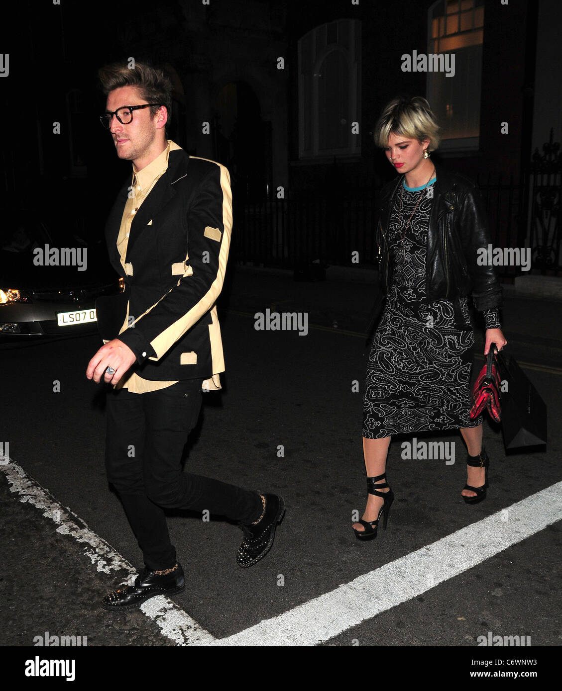 Pixie Geldolf and Henry Holland at the Marc Jacobs store in Mayfair ...