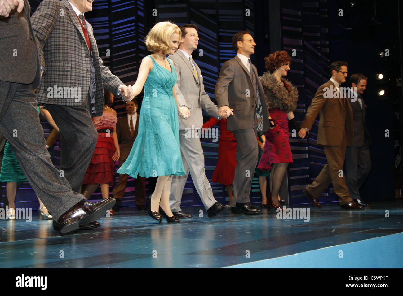 Kristin Chenoweth, Sean Hayes, Tony Goldwyn, Katie Finneran and cast on ...